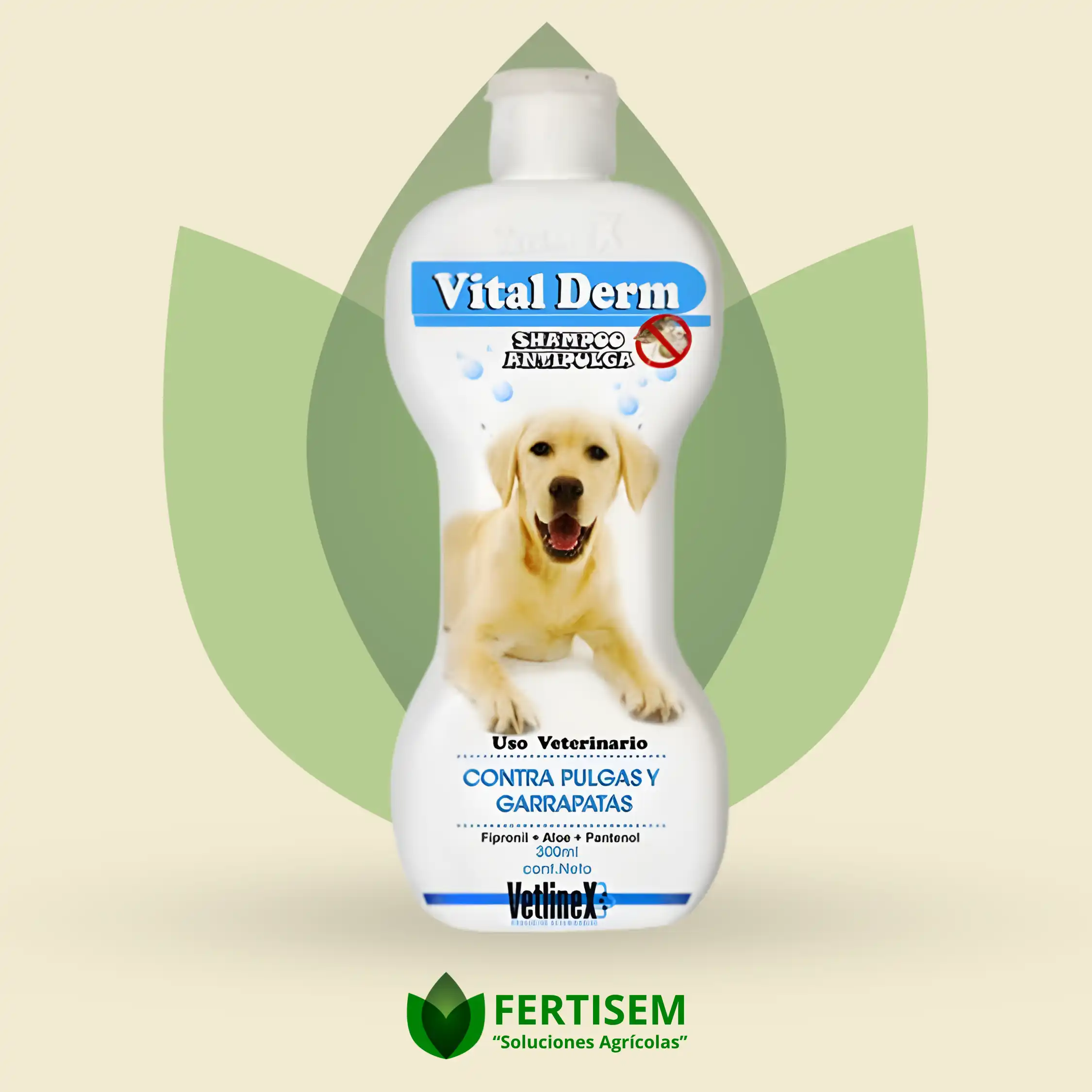 Vital Derm Shampoo Frasco 300ml - Fertisem